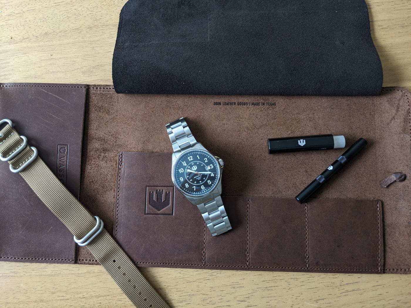 Automatic Field Watch - Micah 6:8 - BLACK DIAL